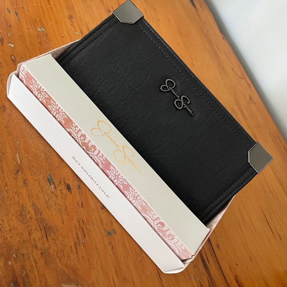 Jessica Simpson | Other | Jessica Simpson Black Wallet | Poshmark